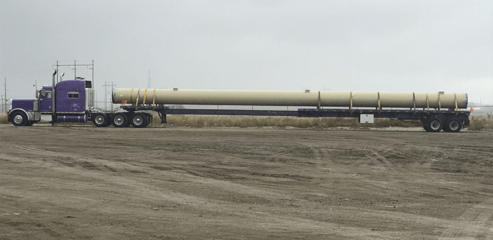 McAfee Trucking - Oversized Tank Delivery Gallery