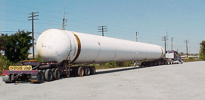McAfee Trucking - Oversized Tank Delivery Gallery