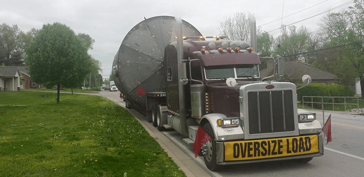 McAfee Trucking - Oversized Tank Delivery Gallery