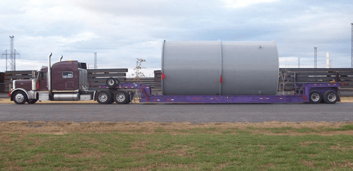 McAfee Trucking - Oversized Tank Delivery Gallery