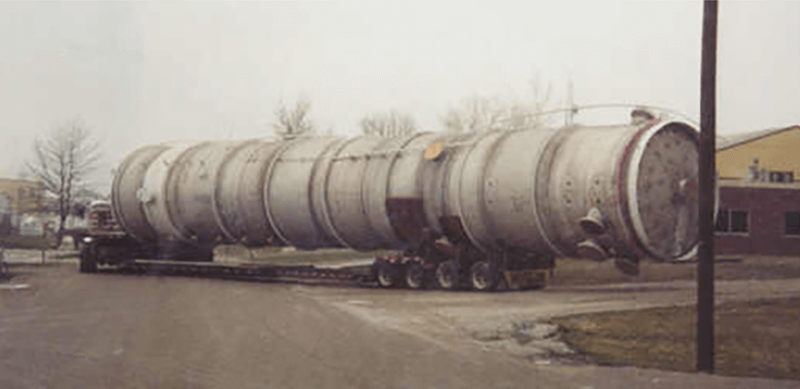 McAfee Trucking - Oversized Tank Delivery Gallery